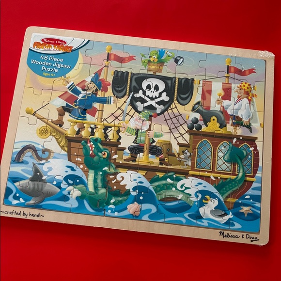 Melissa & Doug | Toys | Melissa Doug Pirate Adventure Wooden Jigsaw ...